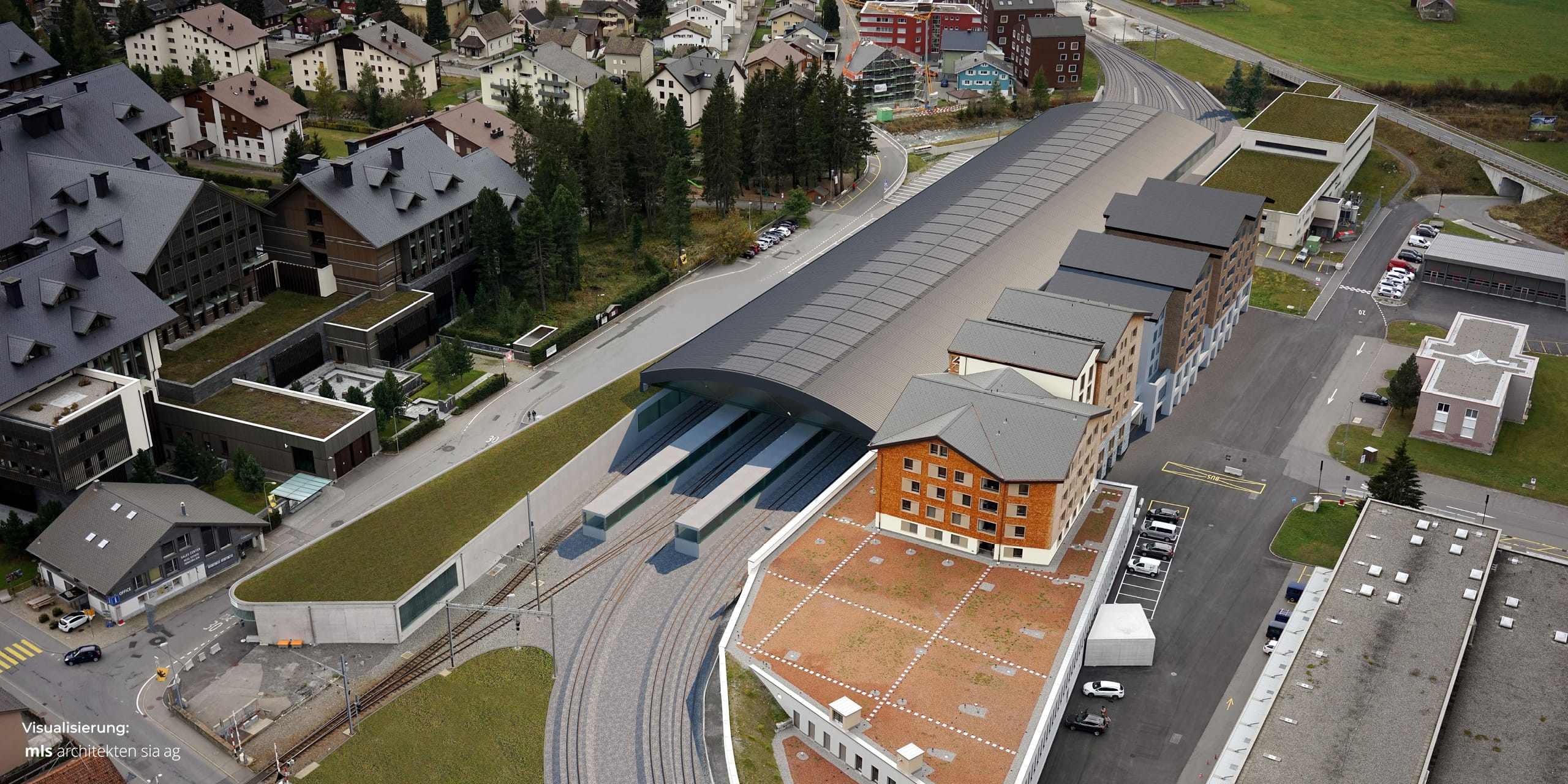 Bahnhofanlage Andermatt